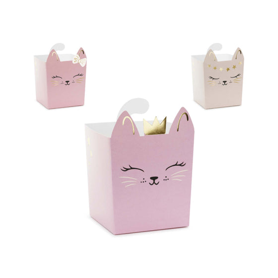 Purr-Fect Kitty Cat Party Treat Boxes | The Party Cupboard