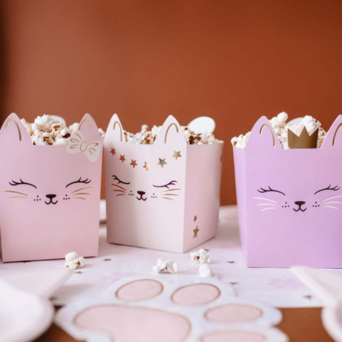 Purr-Fect Kitty Cat Party Treat Boxes | The Party Cupboard