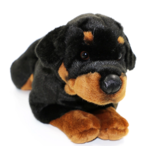 Hank - Lying Rottweiler Puppy Dog Teddy Bear - Soft Toy | The Party ...