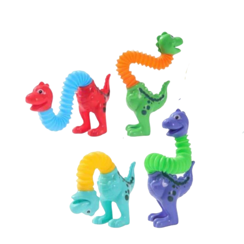 Kids Stretchy Dinosaur Party Toys 4 Pack | The Party Cupboard