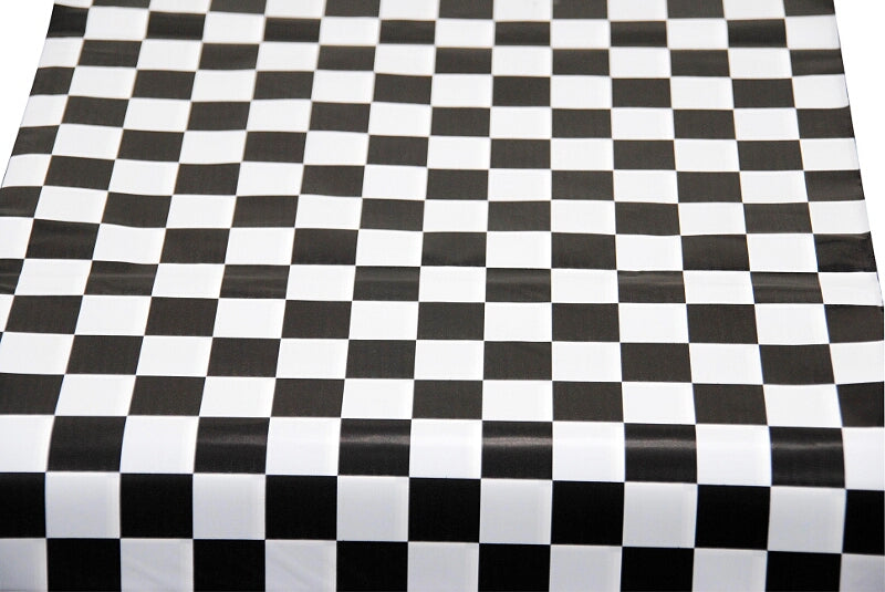 Black & White Checkered Table Cover | The Party Cupboard